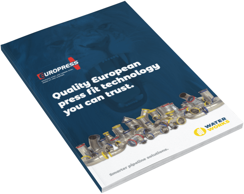 Europress press-fit stainless steel piping | Waterworks NZ